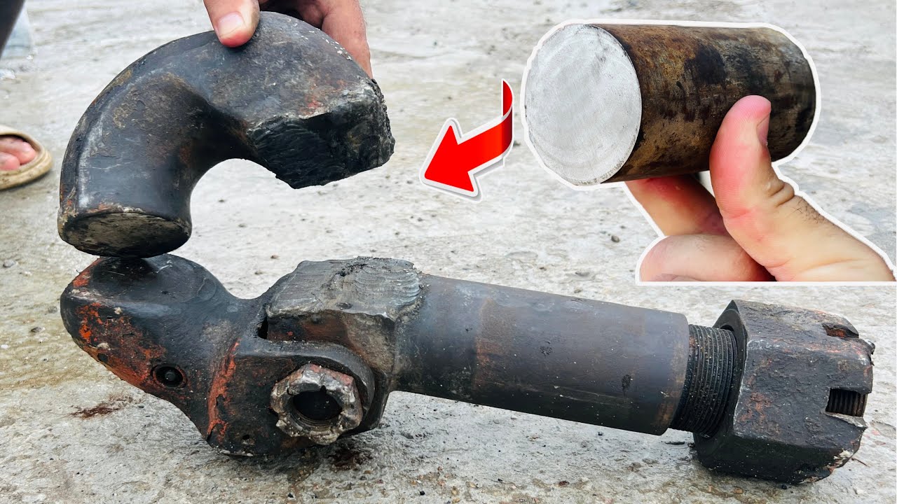 How We Repaired a Cracked Lifting Hook | Mechanic’s Tough Job! - YouTube