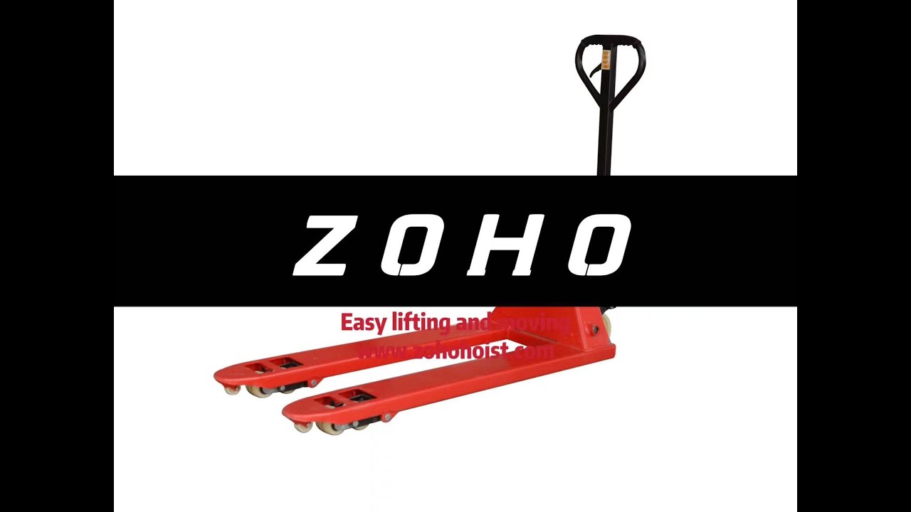 China ZOHO Co., Ltd. factory Hand pallet truck is packed neatly and ...