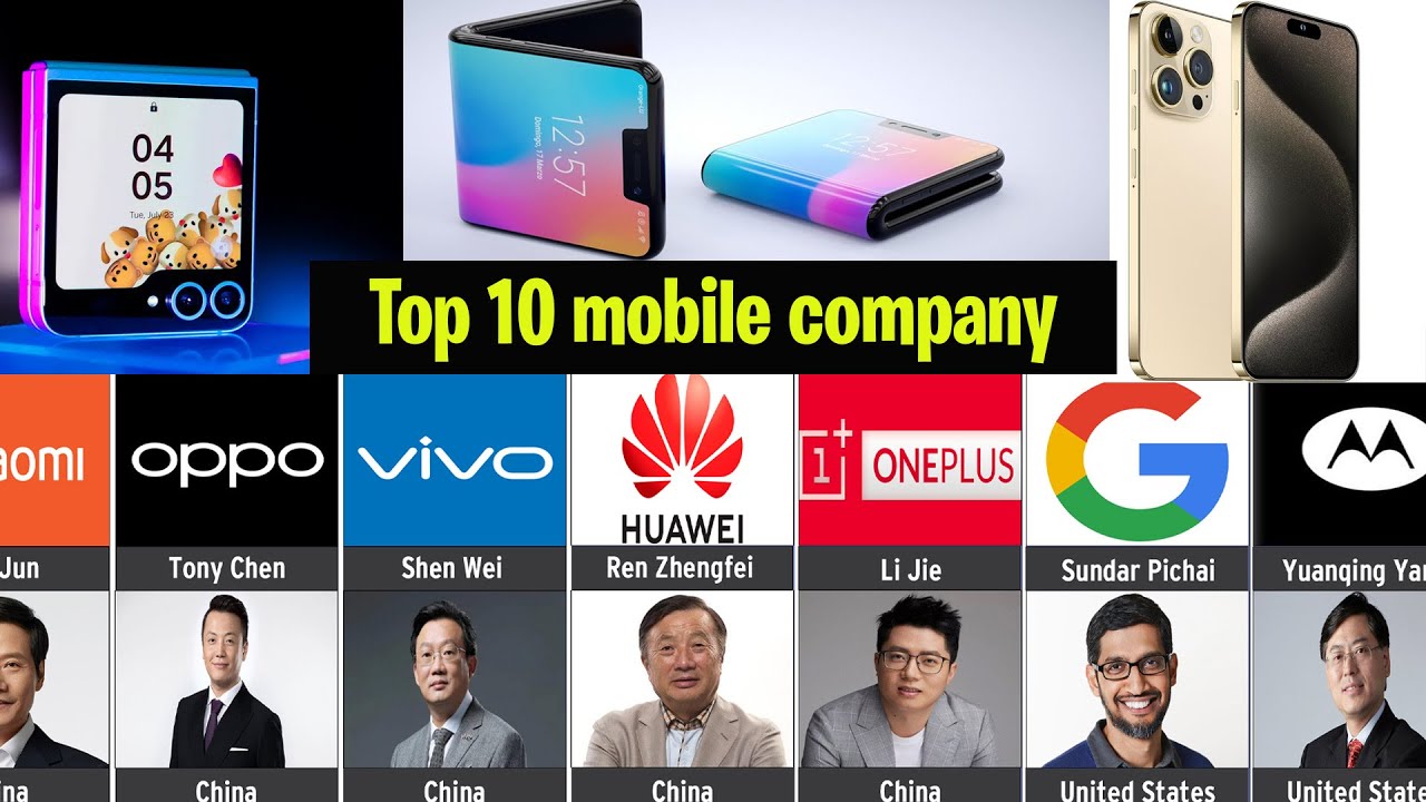 Top 10 Mobile Companies All Over The World | Top 10 Mobile Brands ...