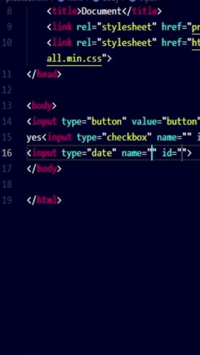 important tags of HTML. #hamza #html #css #hover - YouTube
