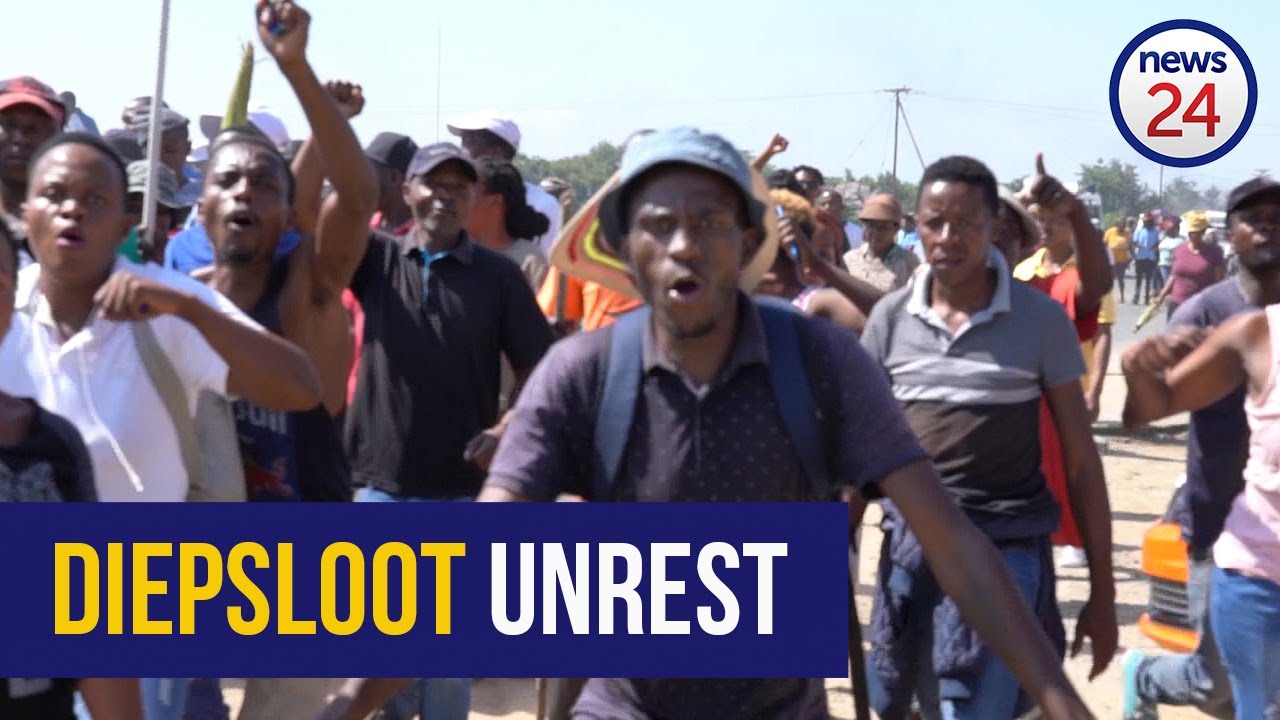 WATCH | Diepsloot residents demand military presence after cop's death ...