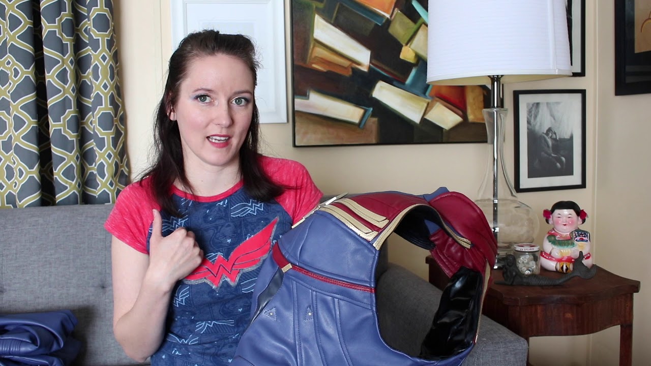 Pro Cosplay Captain Marvel Suit Review Youtube