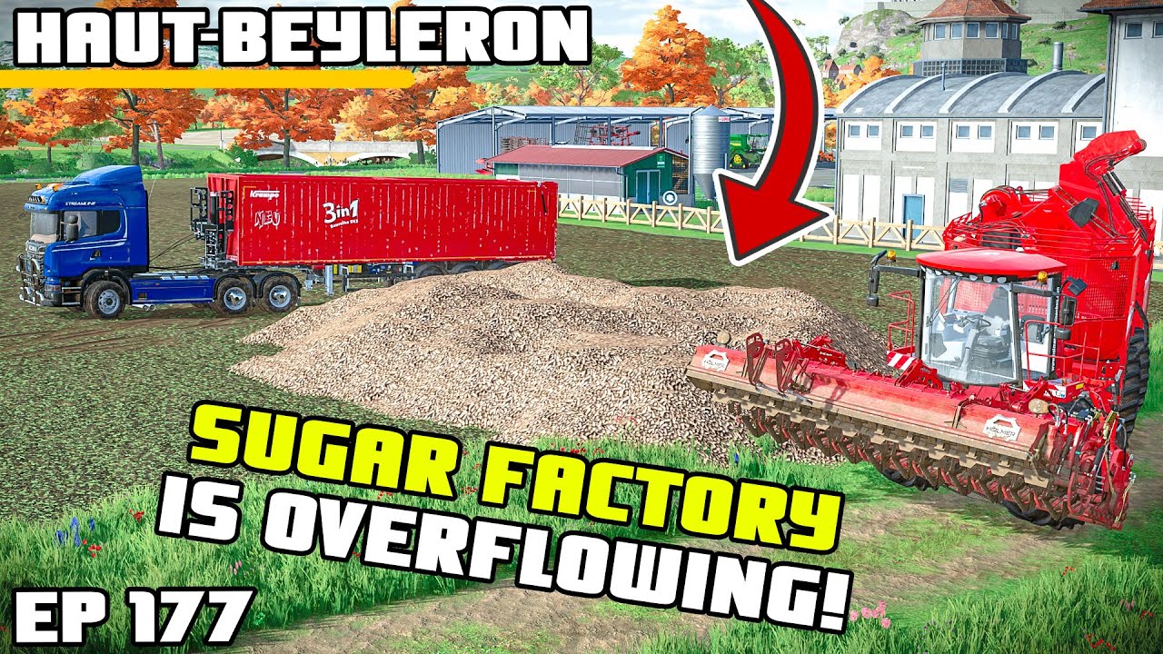 THE SUGAR FACTORY IS OVERFLOWING!! | Farming Simulator 22 - Haut ...