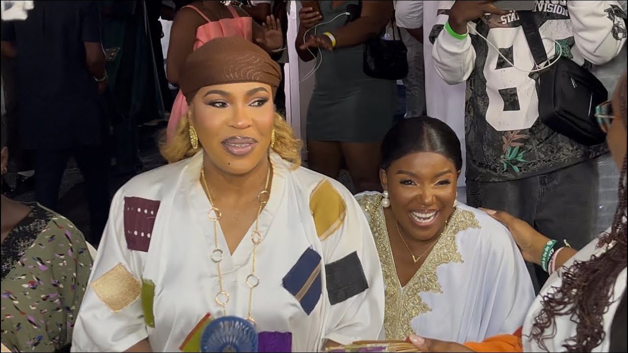 FAITHIA BALOGUN, BIOLA ADEBAYO, FOLUKE DARAMOLA AT ORI REBIRTH MOVIE ...