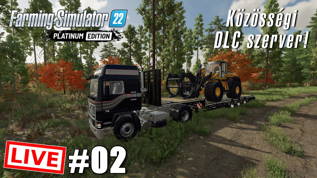 Közösségi DLC szerver! | Farming Simulator 22 #02 - YouTube