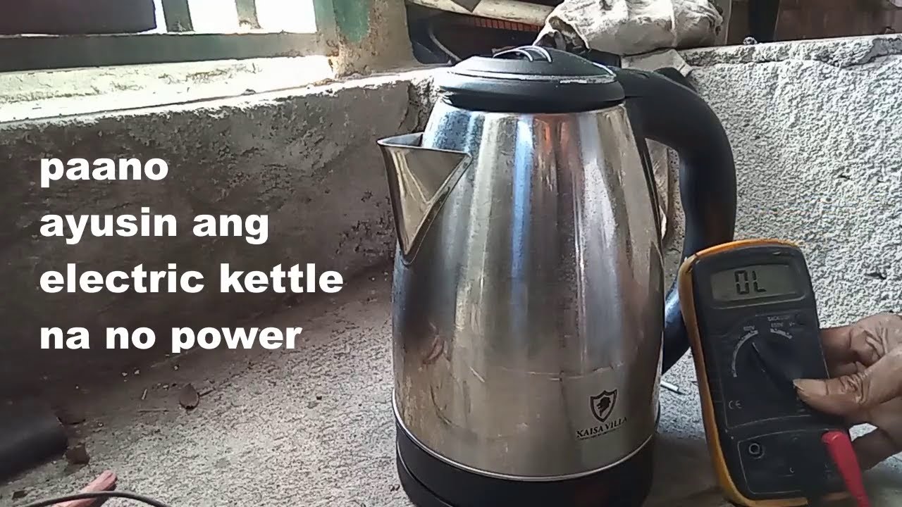 paano ayusin ang electric kettle na no power - YouTube
