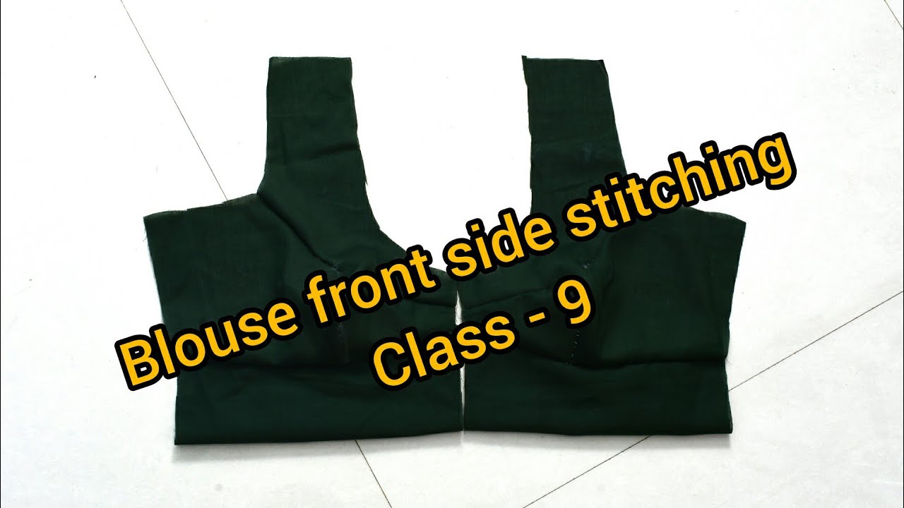 How To Stitch Blouse Front Side Simple And Easy Blouse Cutting And how-to-stitch-blouse-front-side-simple-and-easy-blouse-cutting-and