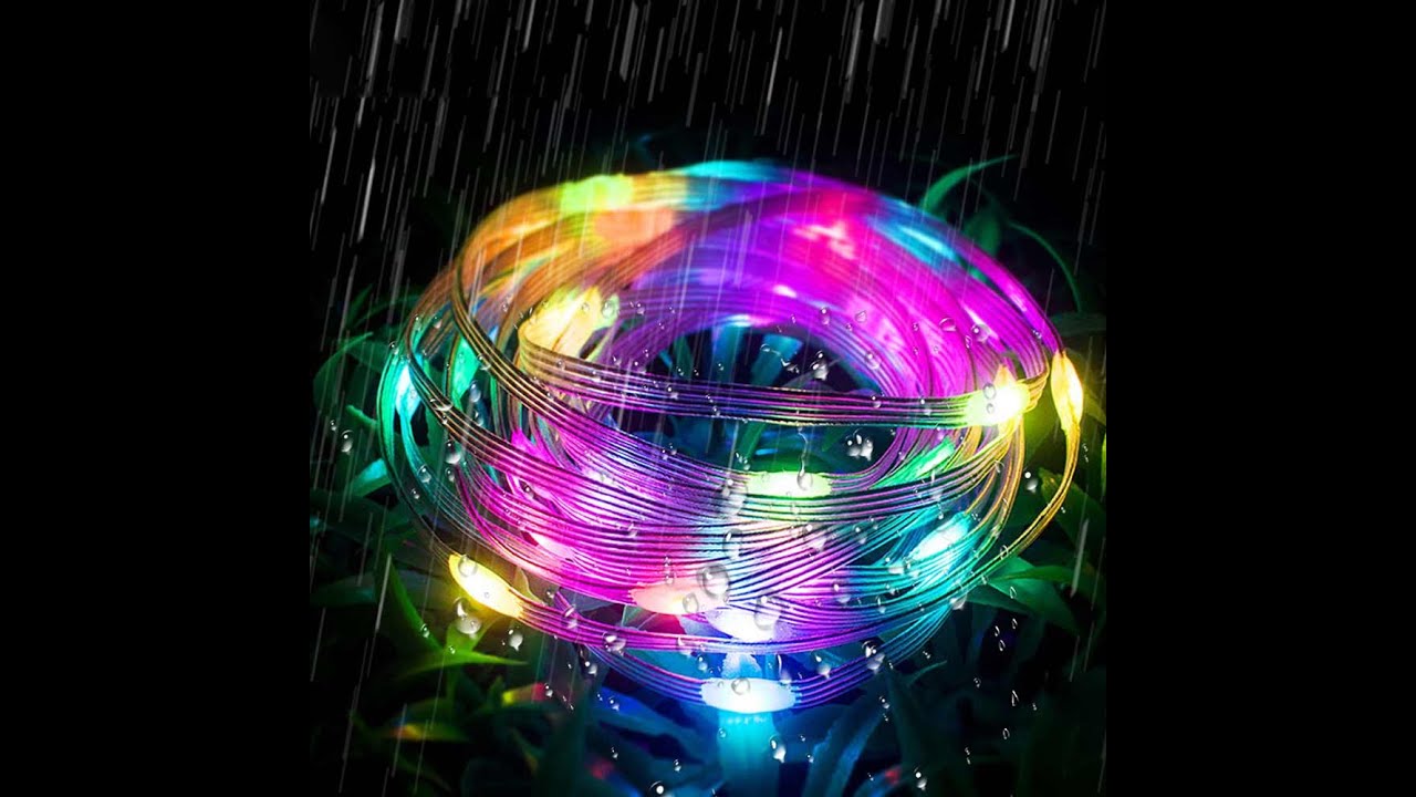 Lightex LED smart fairy lights RGB - YouTube