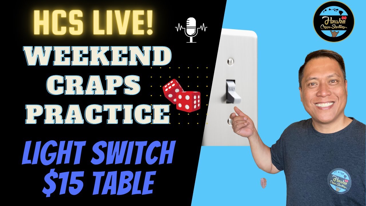 My Best Craps Strategy yet! The HCS Light Switch $15 table min - YouTube