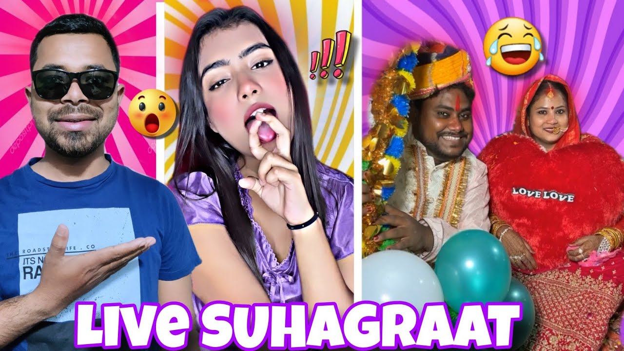 Live SUHAGRAAT Vlog 🥵🤣|| Chhekamarikar AJ @RajaVlogs726 - YouTube