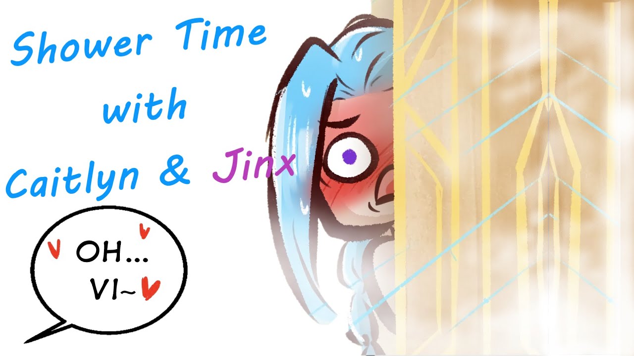 Shower Time with Caitlyn and Jinx | Arcane League of Legends Comic Dub ...