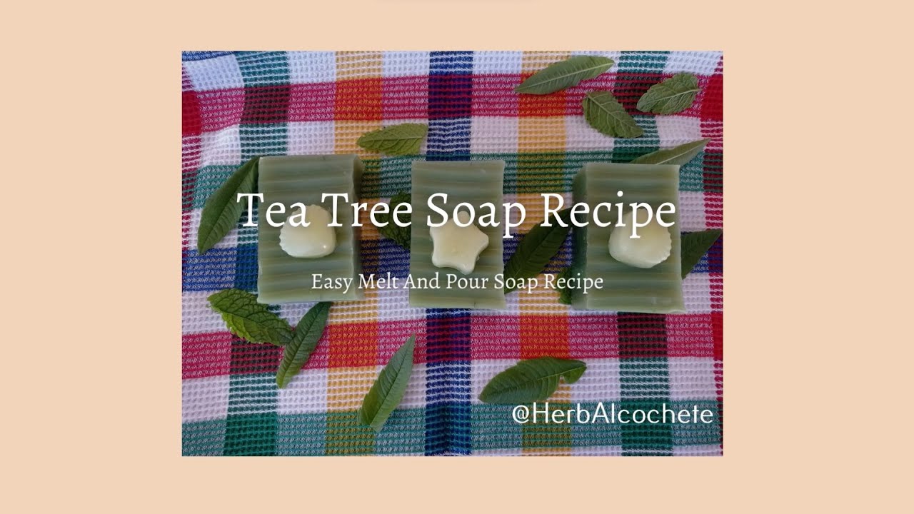 Tea Tree Soap Recipe - YouTube