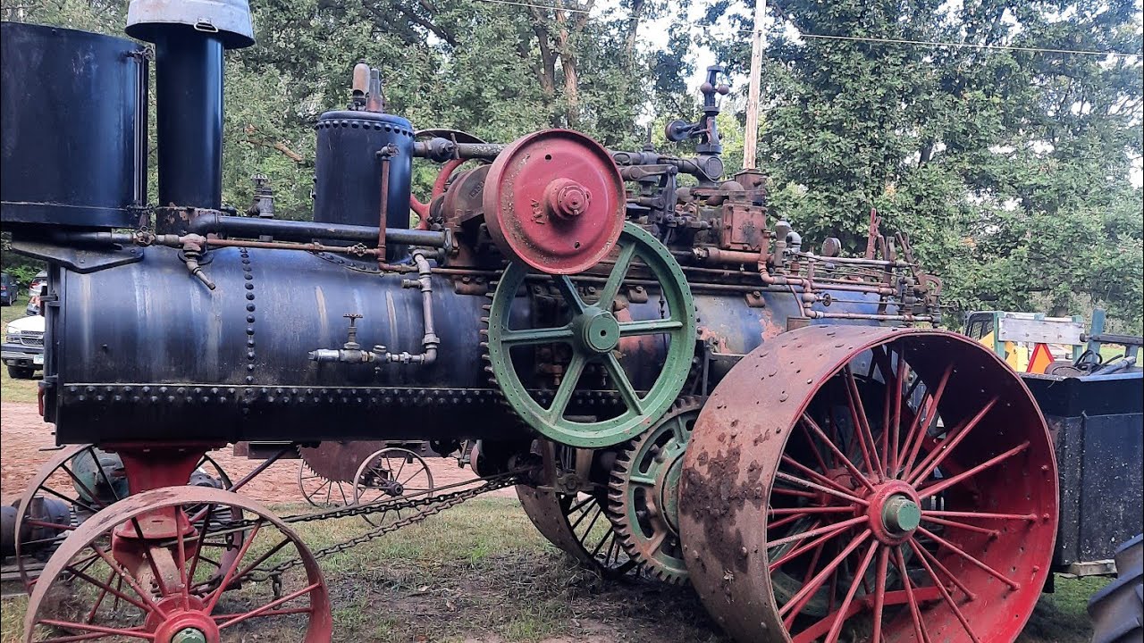 large steam engine Auction with Roger in Randall mn - YouTube