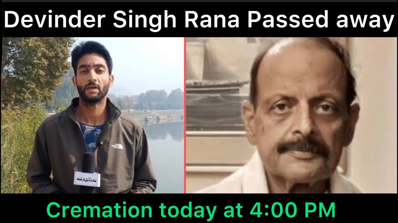 Senior BJP leader & MLA Nagrota Devinder Singh Rana passed away at a ...