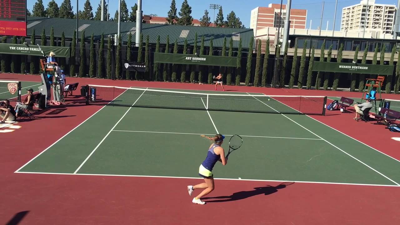 Alaina Miller (UCLA) vs Gabby Smith (USC) 4-17-16 - YouTube