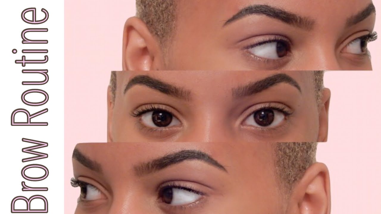 Daily Brow Routine ft. Glossier Boy Brow - YouTube