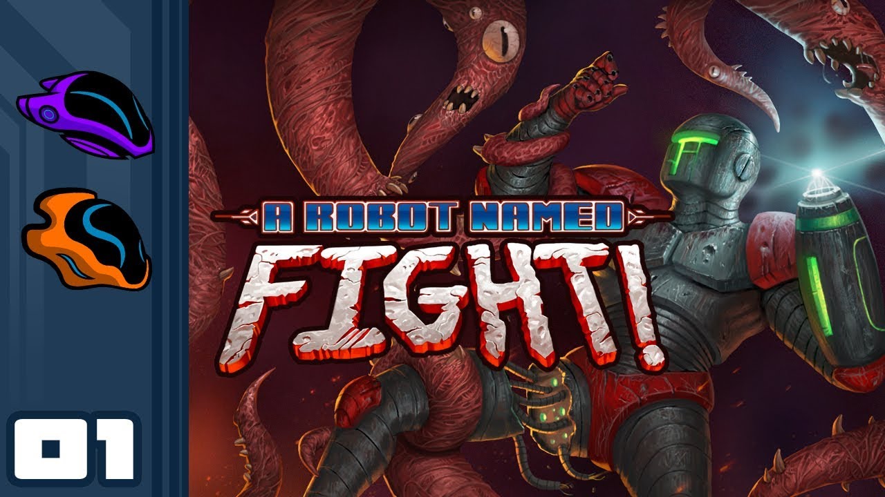 Let's Play A Robot Named Fight [Co-Op] - Part 1 - Wander & Chelle Vs ...