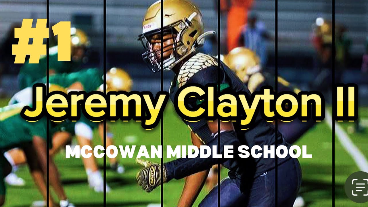 JEREMY CLAYTON II HIGHLIGHTS VS DESOTO WEST 8th GRADE MIDDLE SCHOOL ...