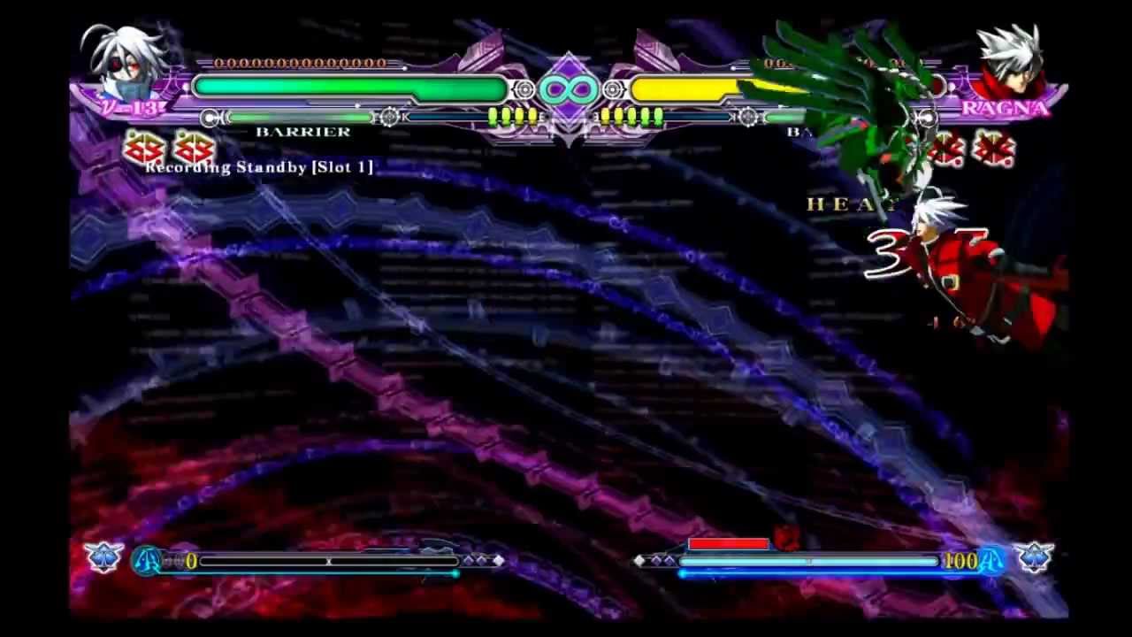 BBCS:EX Unlimited Nu-13 Combos (Power of the Act Parcer) - YouTube