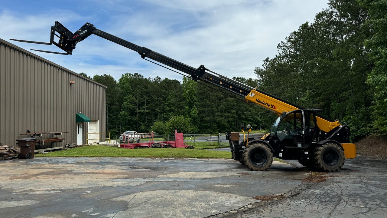 Haulotte HTL 9055 Telescopic Forklift - YouTube