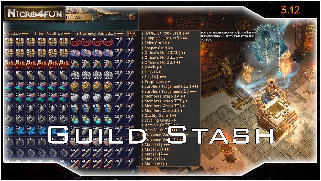 Path of Exile - Guild Stash - YouTube