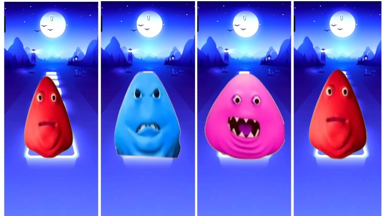 Pou animation🆚Pou exe🆚Pou song🆚Pou tiles hop edm rush game 🎮 who is ...