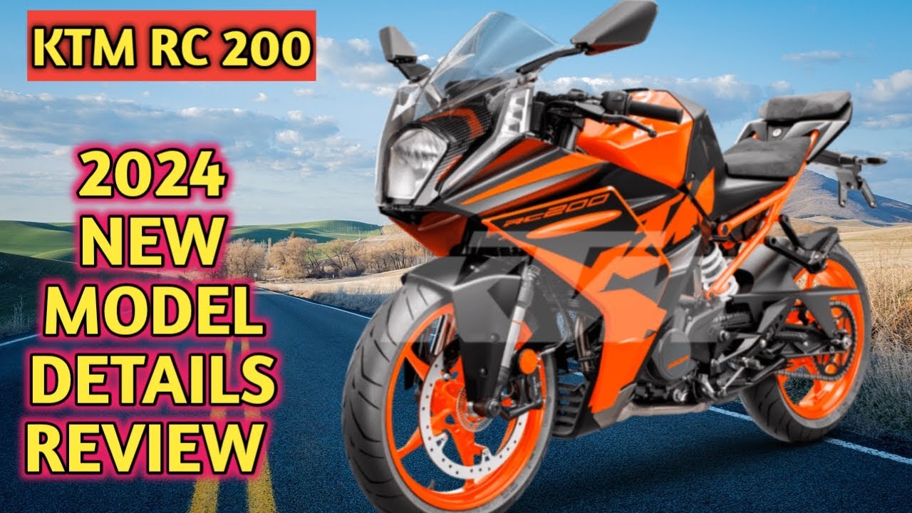 New 2024 Model KTM RC 200 Launch | Price & Features | KTM Rc 200 New ...