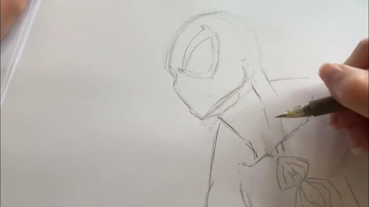 Spider Man Drawing How To Draw Spider Man Marvel Comics Peter Parker