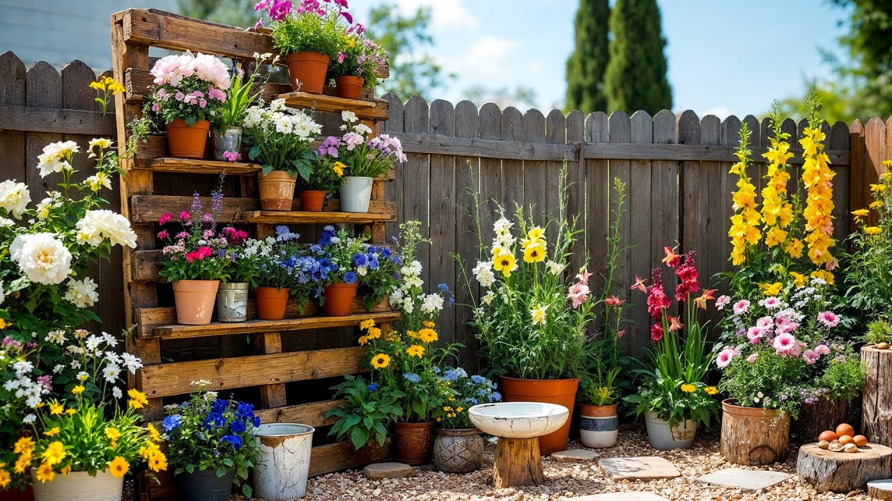 150 Ideas to Make a Simple but Beautiful Small Garden Using Recycled ...