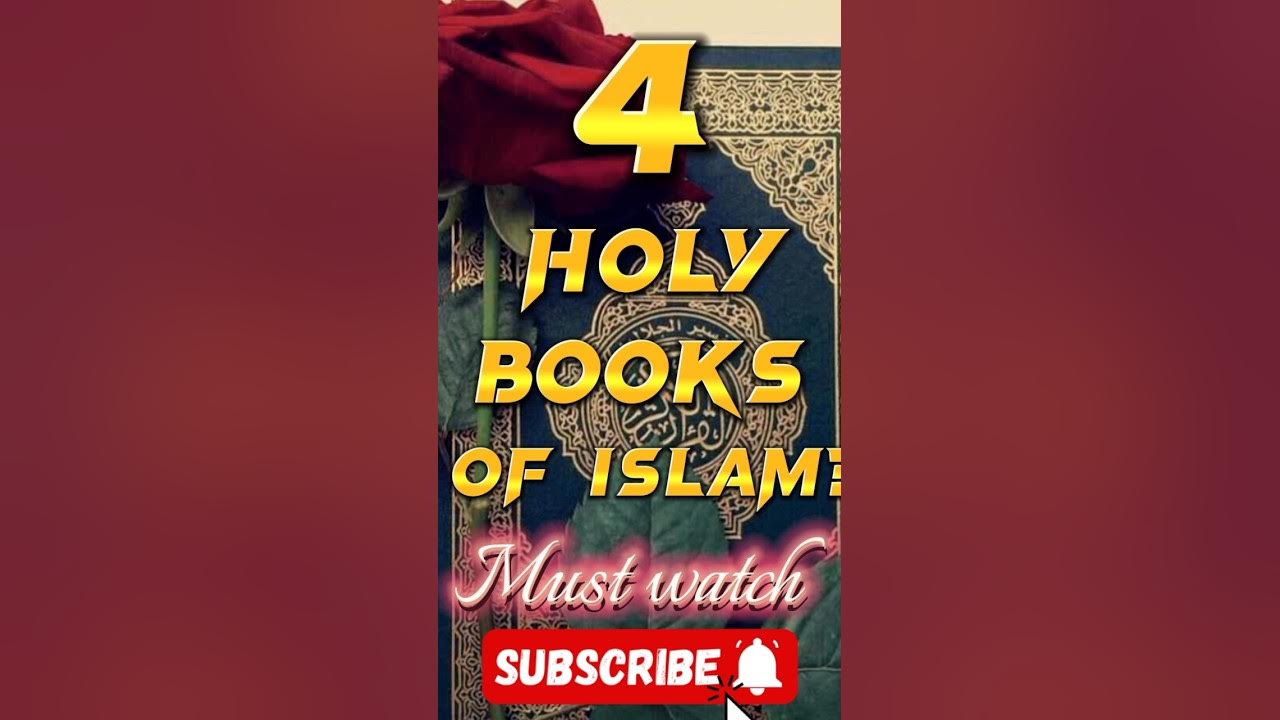 What are 4 Holy books of islam? 😱 📿#subscribe #like#share#love#islam ...