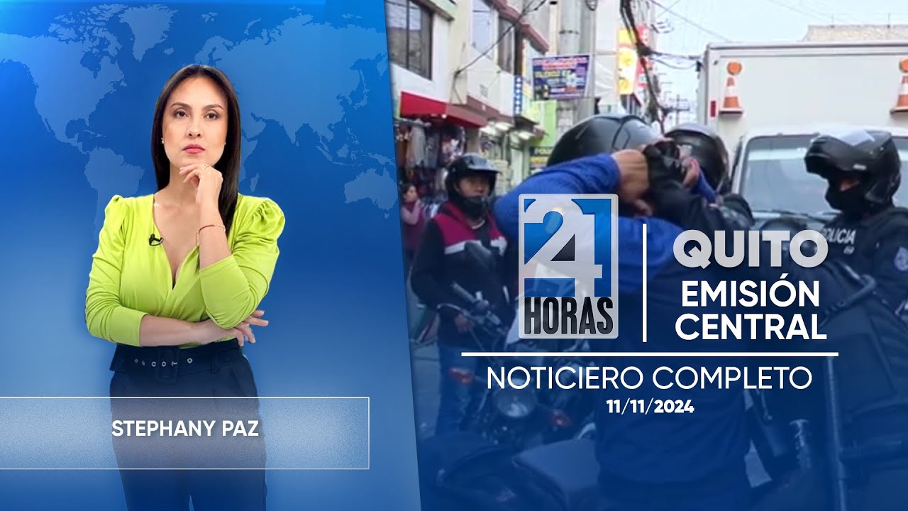 Noticiero de Quito (Emisión Central 11/11/2024) - YouTube