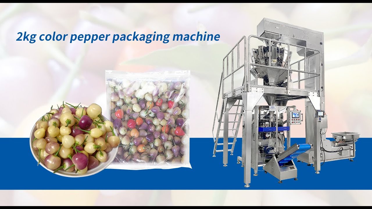 1kg 2kg fresh pepper vffs form fill seal heads weigher packaging ...