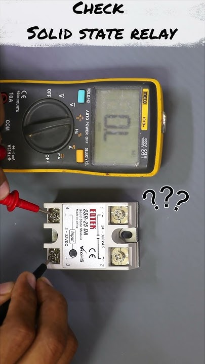 How to Check Solid State Relay - YouTube