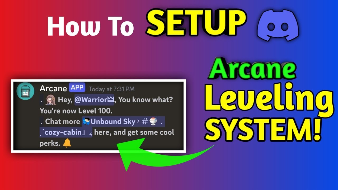 How To Setup Arcane's Leveling System | Part-1 | Discord | @pro ...