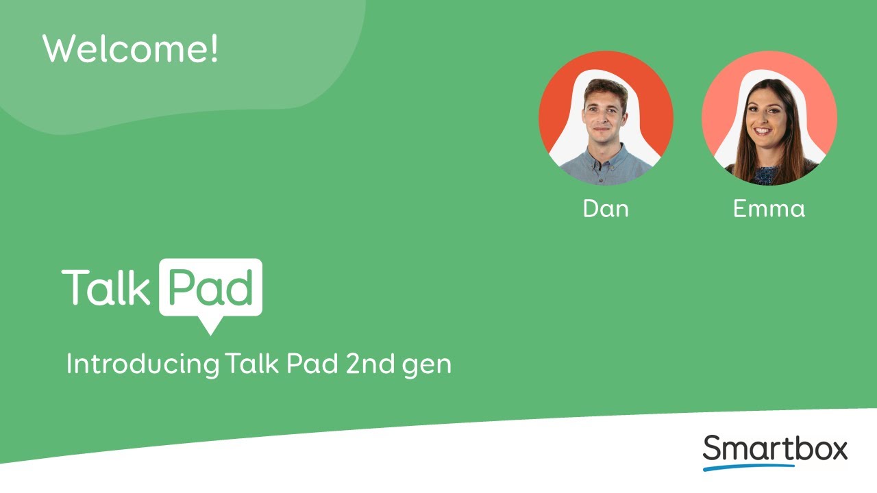 [Webinar] Get to know Talk Pad 2nd gen from Smartbox - YouTube