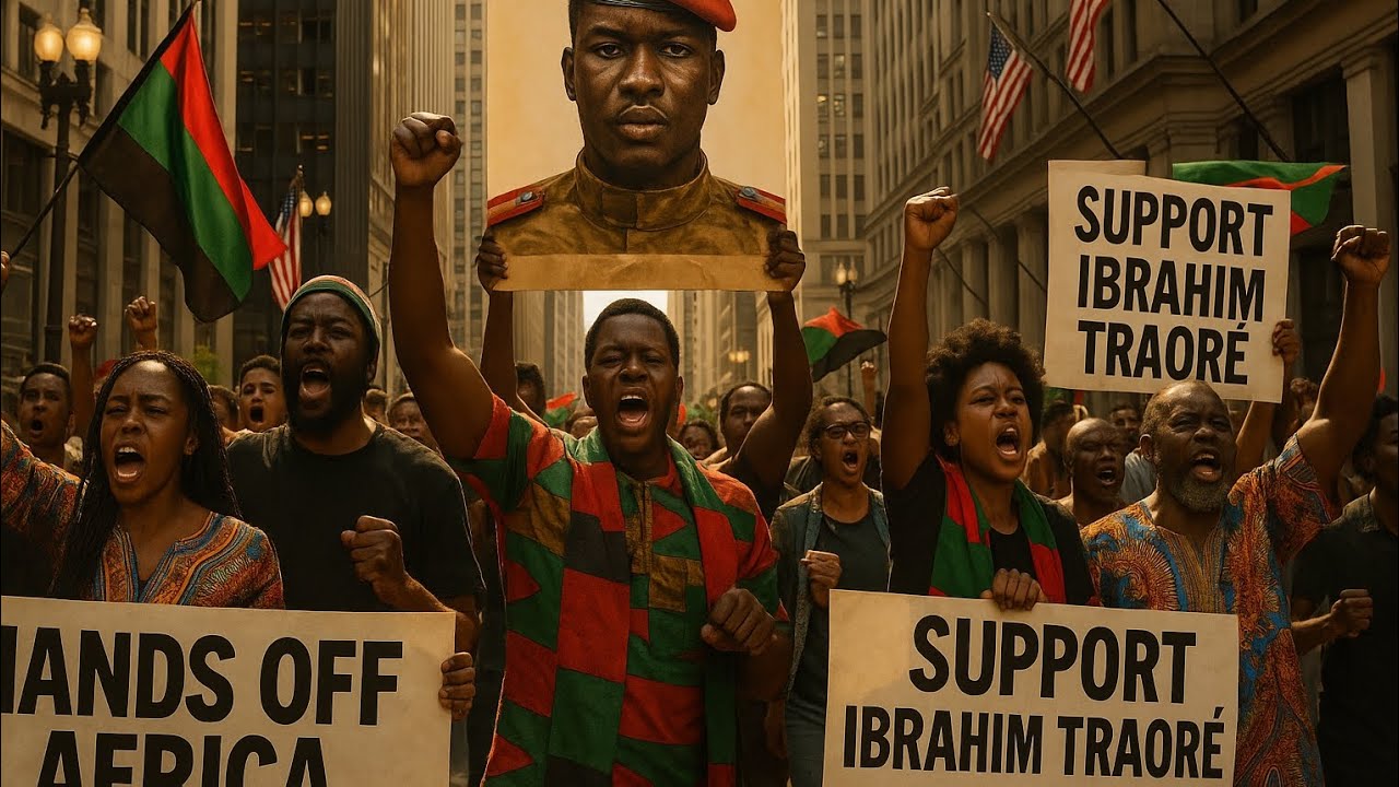 Chicago Erupts for Traoré! MASSIVE Rally Says "Hands Off Africa" Before ...