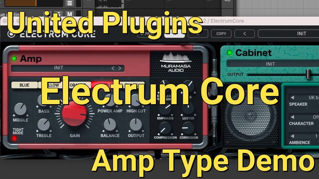 United Plugins - Electrum Core Amp Type Demo - YouTube