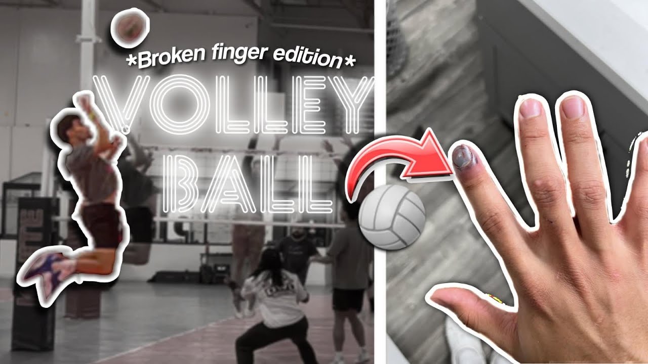 Competitive Volleyball Open Gym | Finger Was Numb!! - YouTube