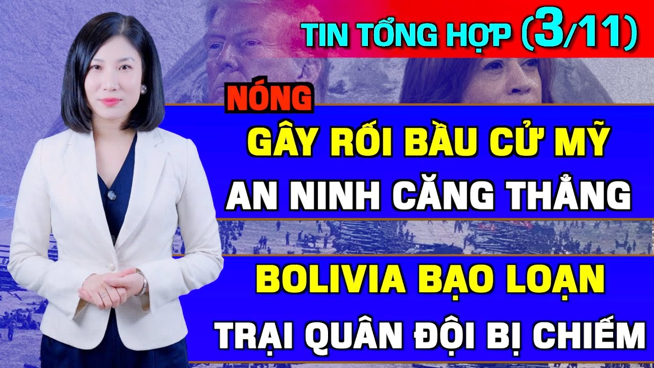 Tin Tổng Hợp (3/11): Đầu Não Hamas Gần Bị Diệt Sạch. Mỹ Đưa Quân Khủng Áp Sát Iran. Căng: Bầu Cử ...