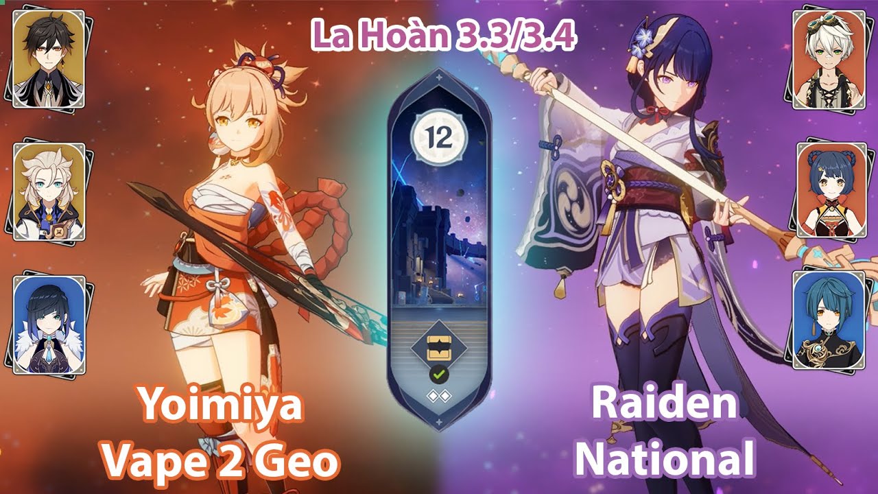 Final Build Yoimiya Vape 2 Geo & Raiden Naitional | La Hoàn Thâm Cảnh ...