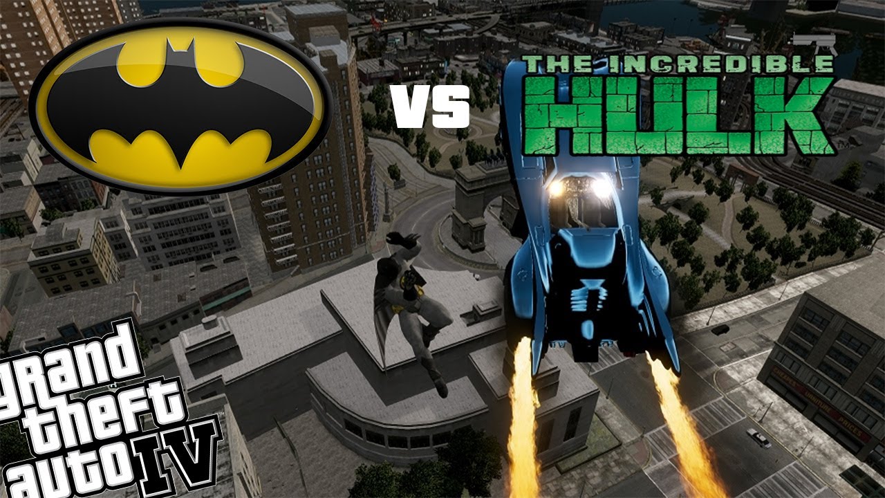 GTA 4 Batman Mod + Hulk Mod - Batman Fights Hulk (New Upload Schedule ...