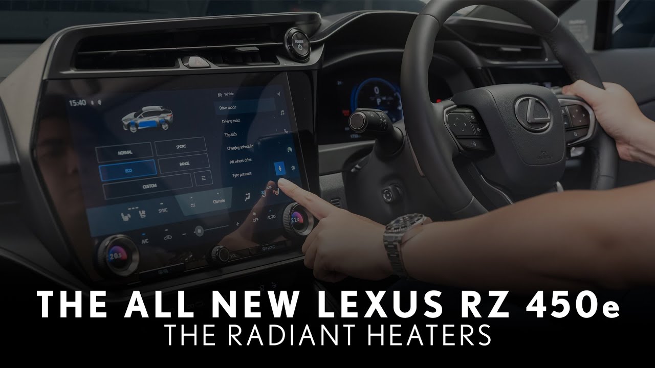 Lexus RZ 450e The Radiant Heater - YouTube