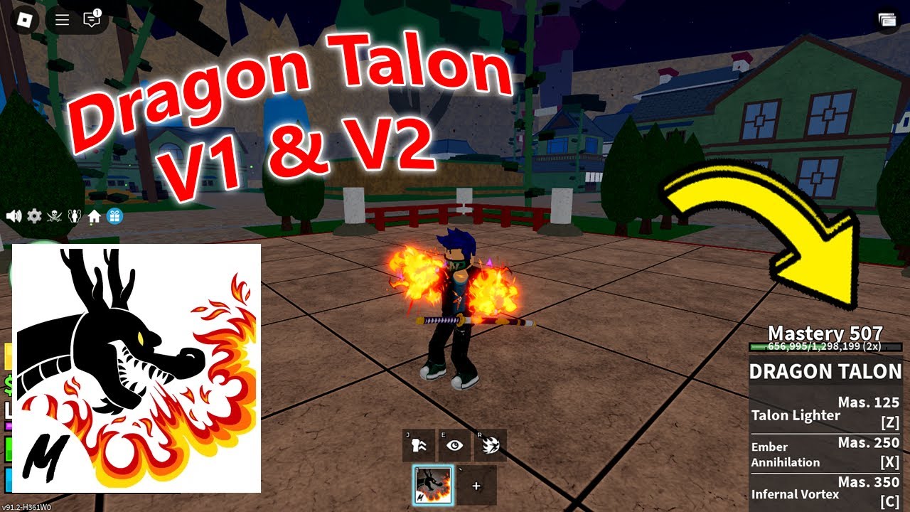 How to get Dragon Talon V2 | Blox Fruits [ARABIC] - YouTube