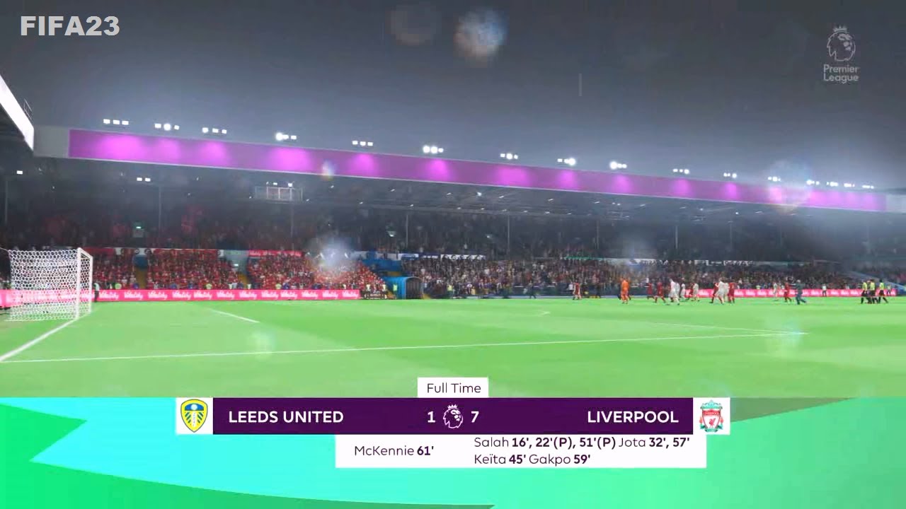 Leeds United vs Liverpool 7-1 Hіghlіghts Premier league FIFA23 - YouTube