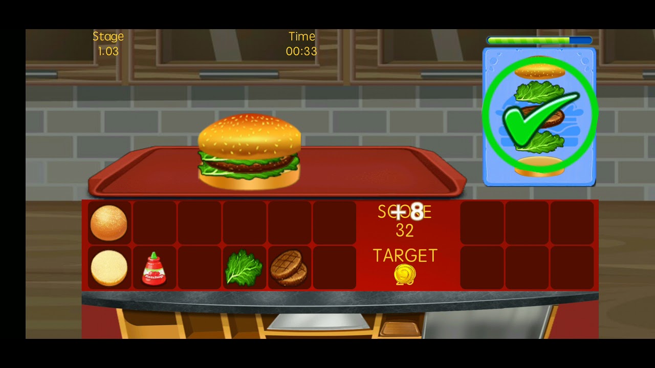 new burgers making game (burger fever) - YouTube