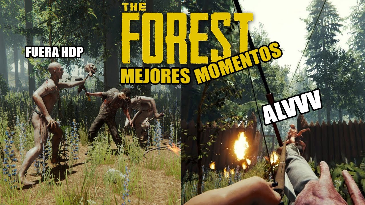 MEJORES MOMENTOS en THE FOREST ft XKIPHU Y XGABOJ - YouTube