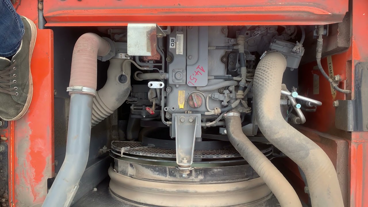 2016 Hitachi ZX 140W-5B engine - YouTube