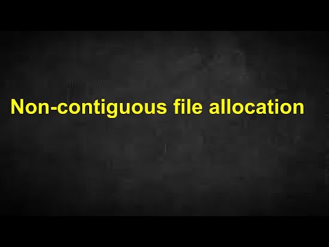 Non-contiguous file allocation techniques - YouTube