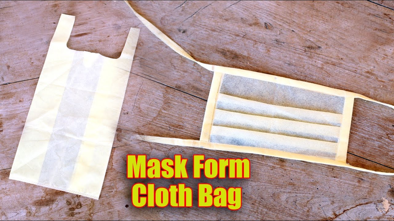 How to Face Mask at Home I Mask Making From Cloth bag | DIY Mask | BY ...