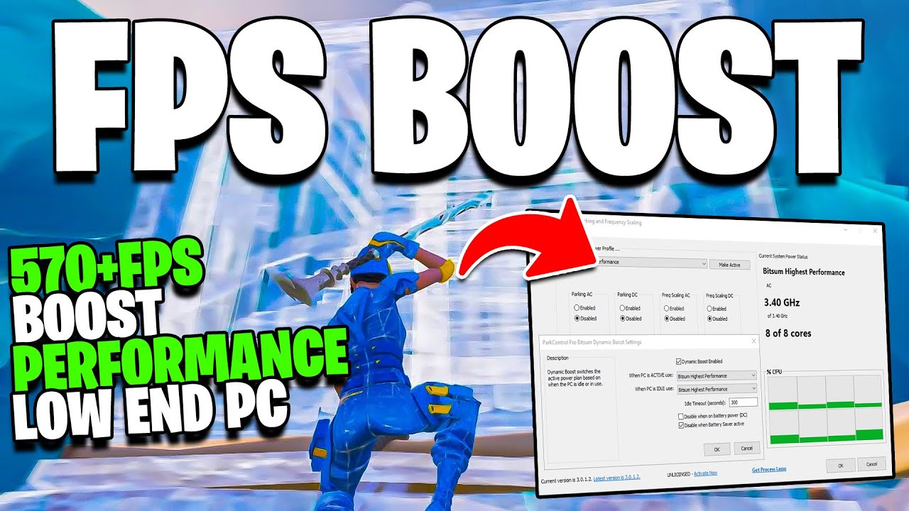 How To FPS BOOST On LOW-END PCs In Fortnite Chapter 4 (570+FPS BOOST) - YouTube